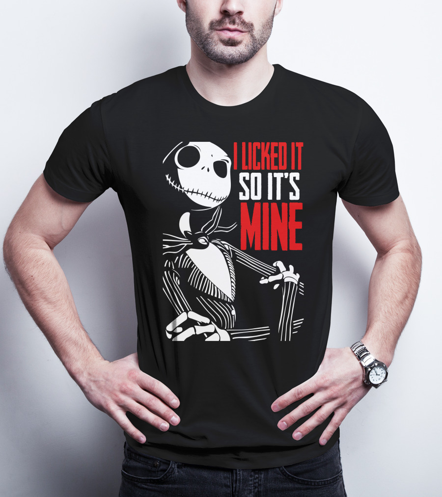I Licked It So It's Mine Nightmare Large Character T-Shirt