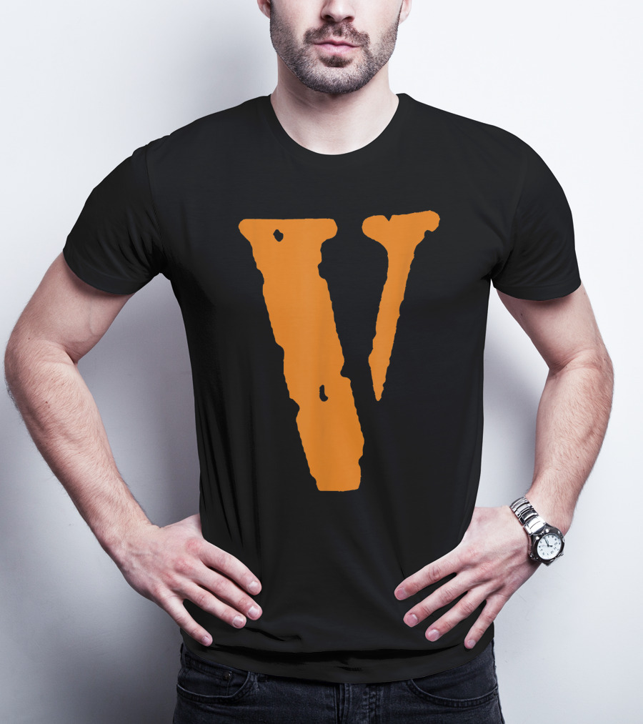 Orange V Icon V.LONE Branding T-Shirt