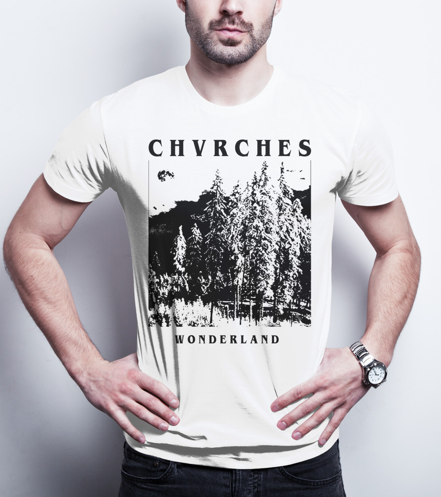 CHVRCHES Wonderland Winter Forest Scene T-Shirt