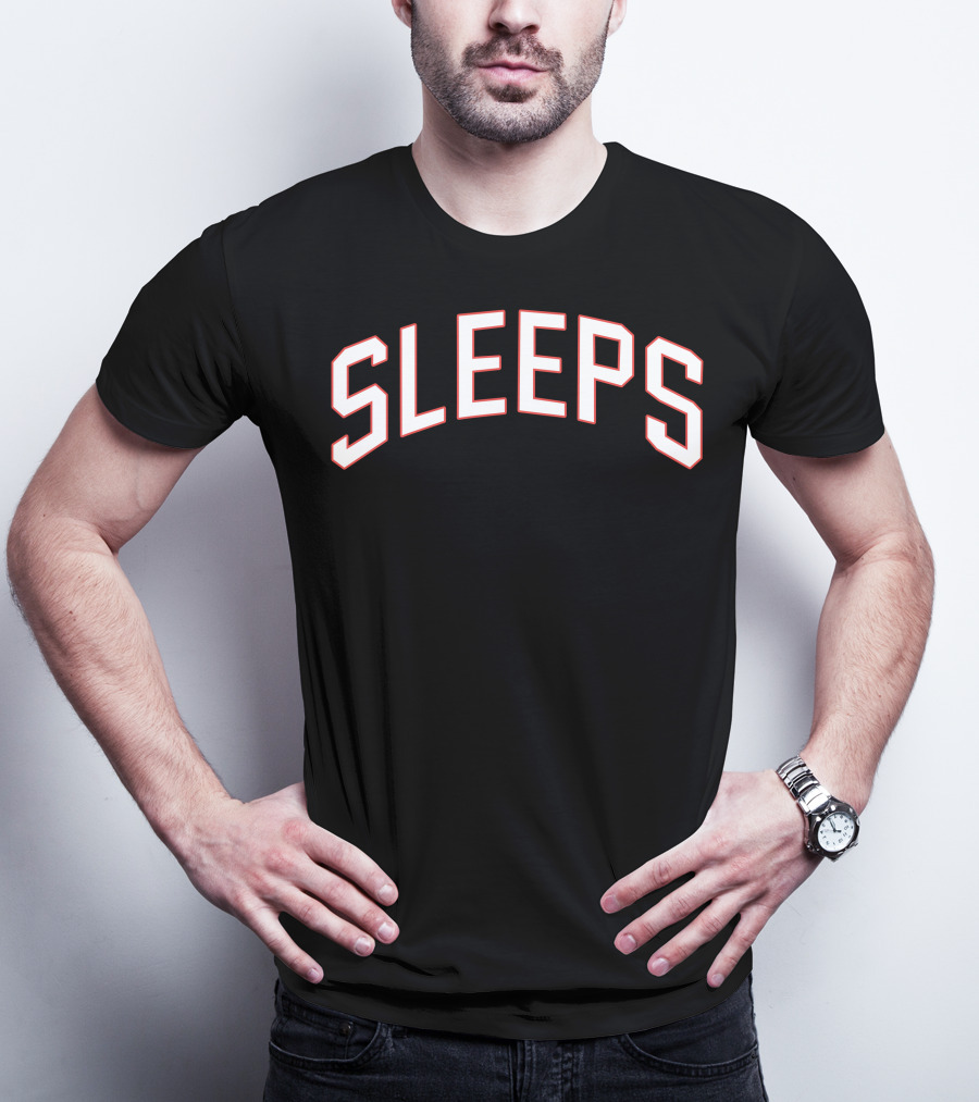 While She Sleeps Merch Sleeps Arch T-Shirt