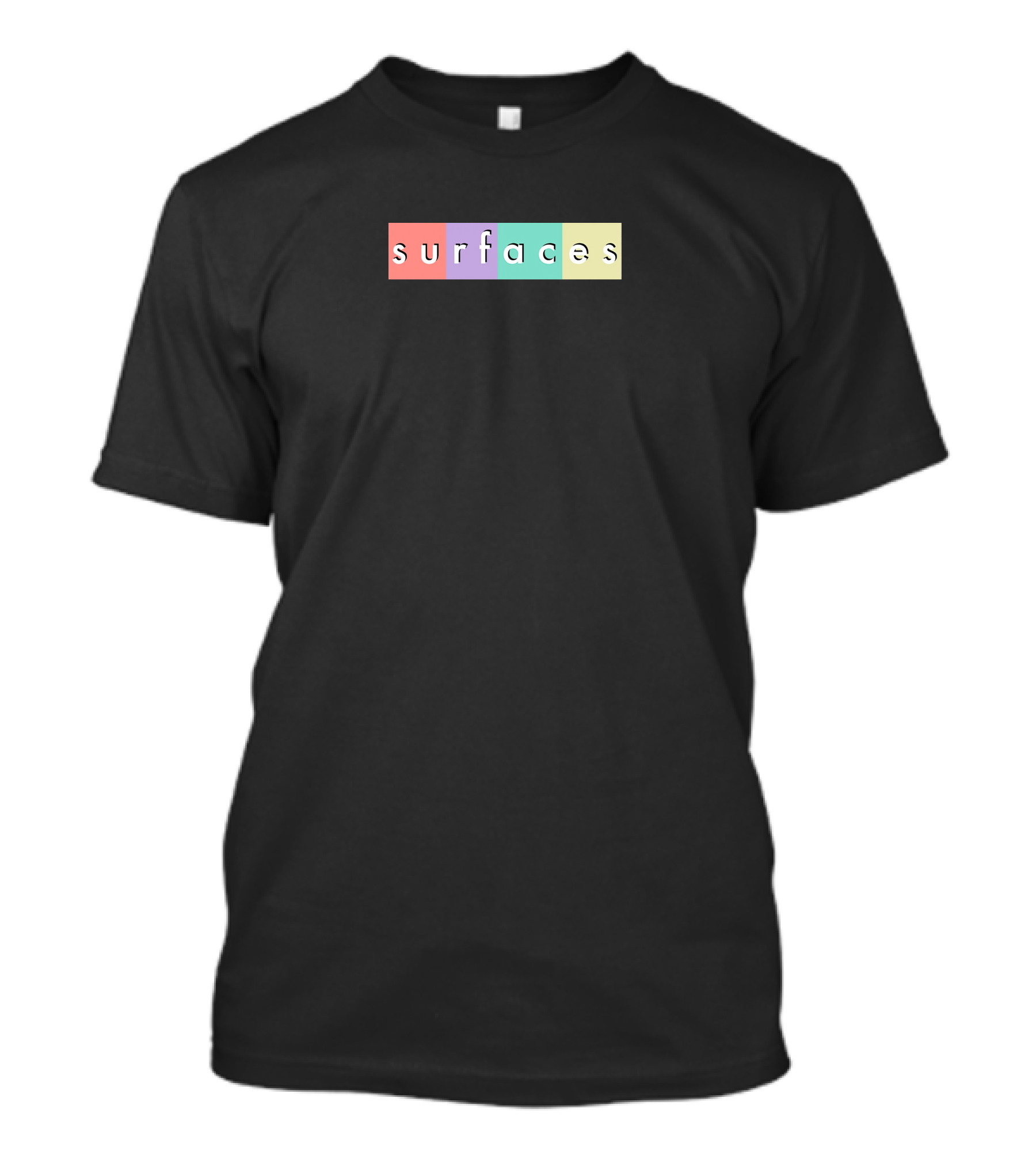 Surfaces Multicolor Text Block T-Shirt