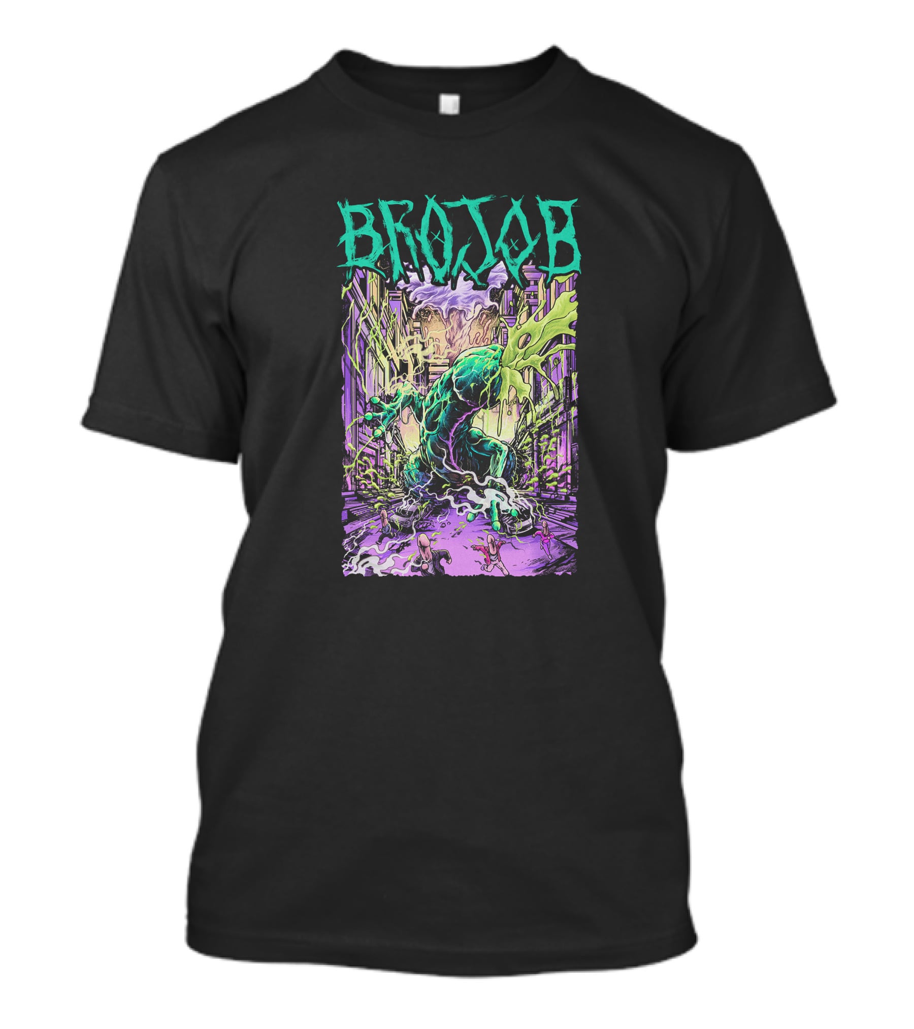 BROJOB Monster Rampage Urban Chaos T-Shirt