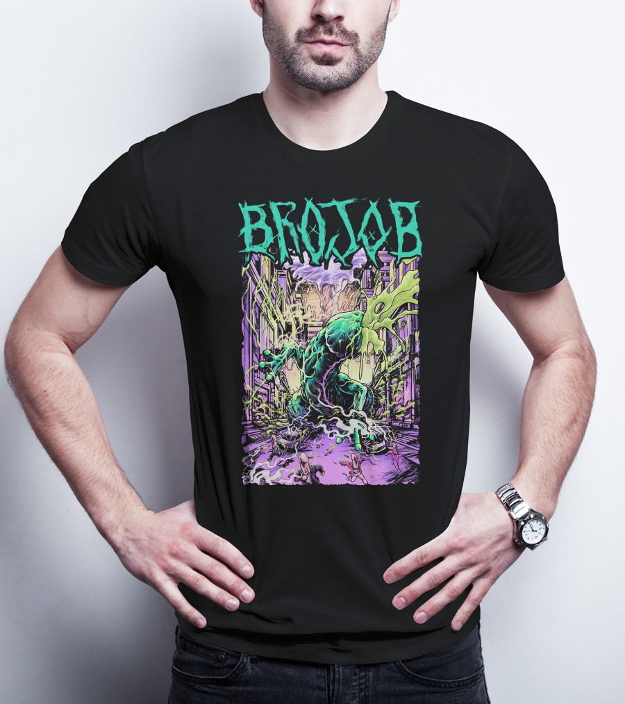 BROJOB Monster Rampage Urban Chaos T-Shirt