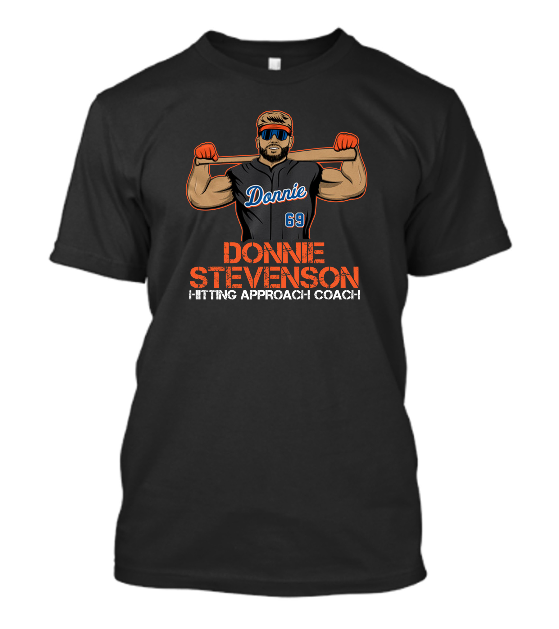 Donnie Stevenson Hitting Approach Coach 69 Jersey Player T-Shirt