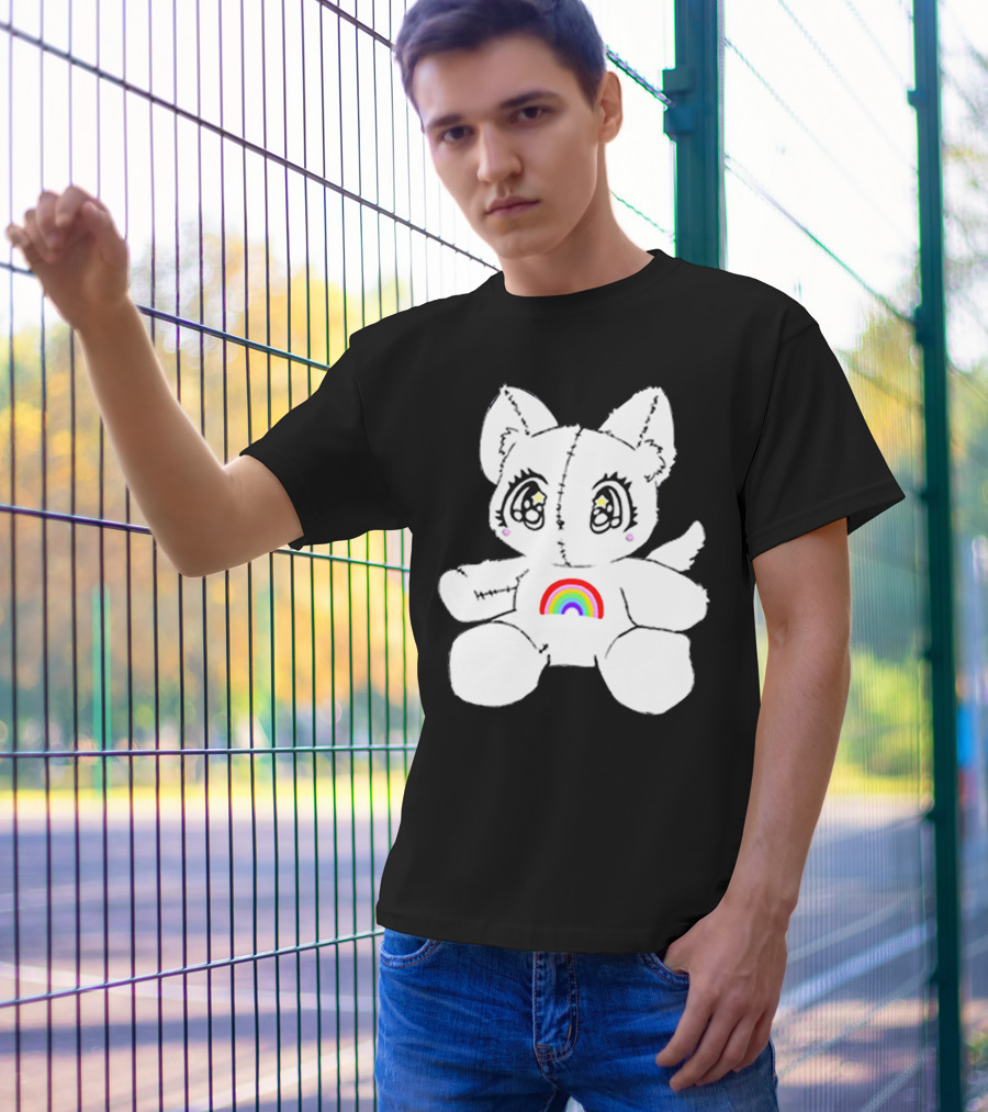 Slayyyter Rainbow Cat Plushie T-Shirt