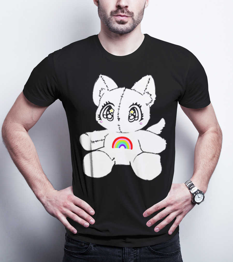 Slayyyter Rainbow Cat Plushie T-Shirt
