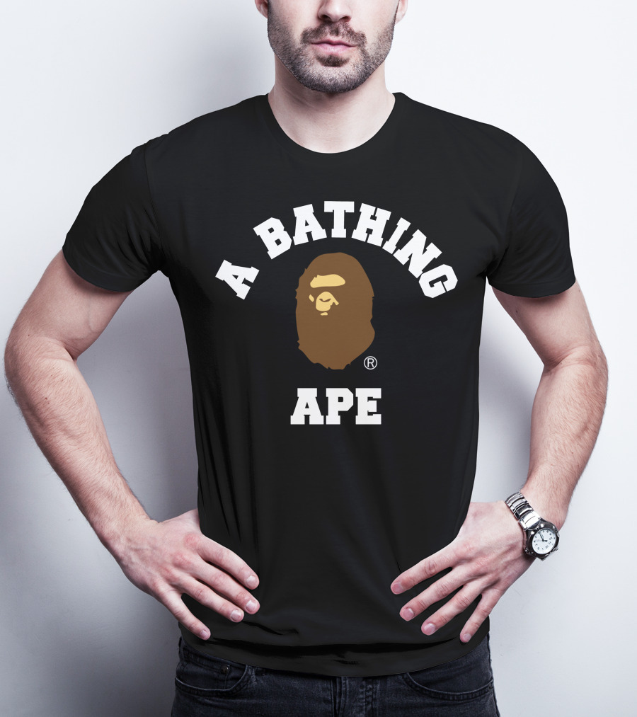 A Bathing Ape Apparel Iconic Logo Merchandise T-Shirt