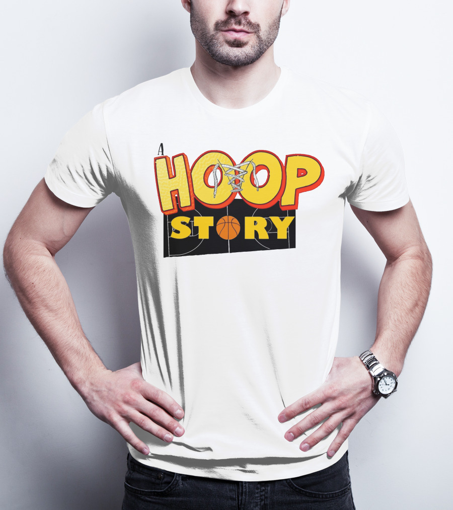 A Hoop Story Basketball Court T-Shirt