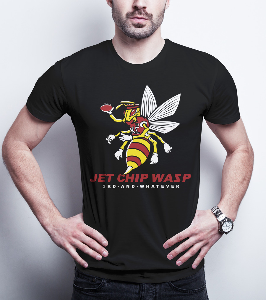 KC Chiefs Jet Chip Wasp 3rd And Whatever T-Shirt