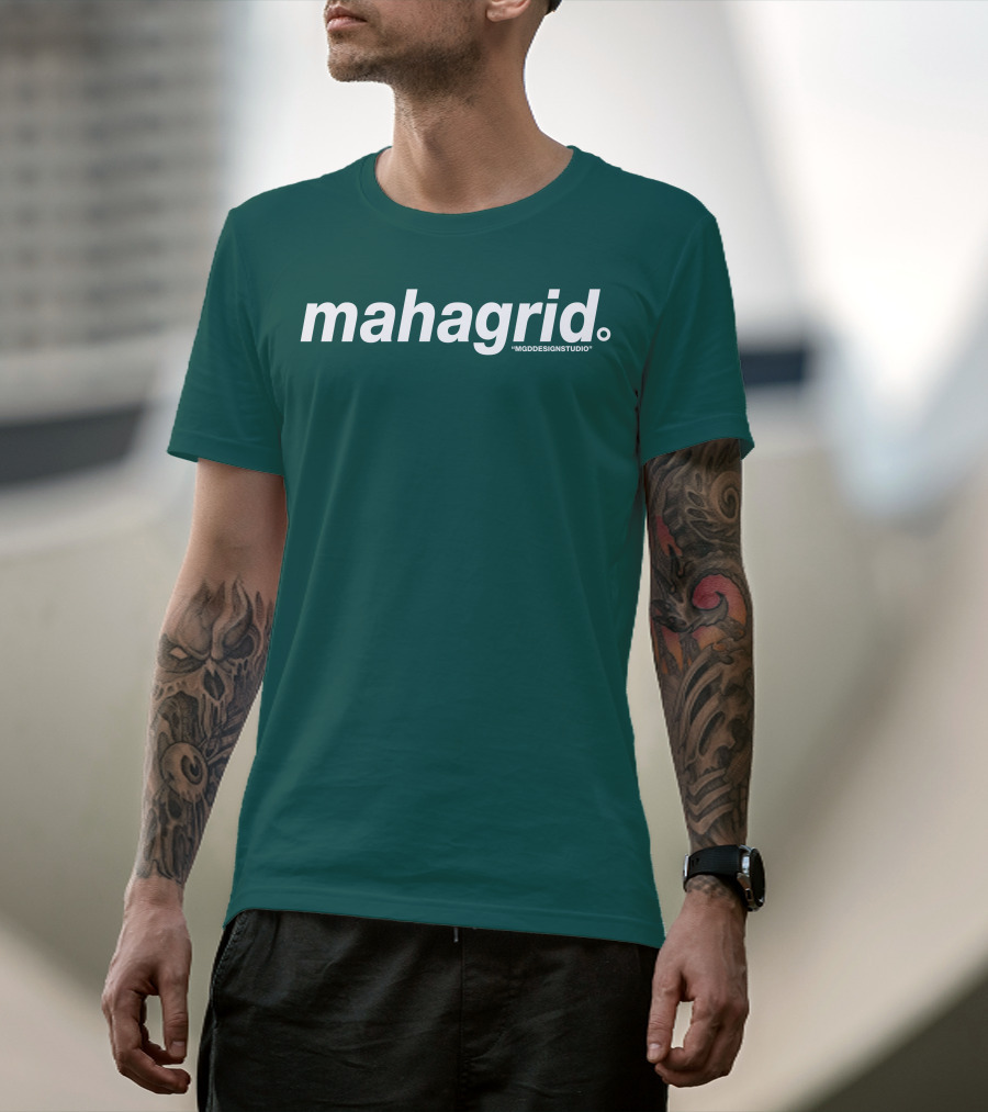 Mahagrid MGDESIGNSTUDIO Forest Green T-Shirt