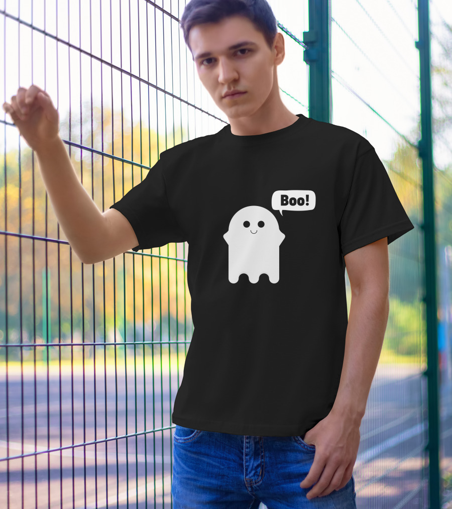 Cute Smiley Ghost Boo Edition T-Shirt