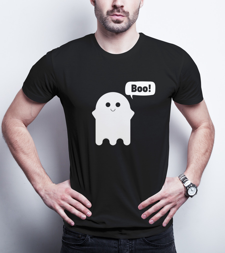 Cute Smiley Ghost Boo Edition T-Shirt