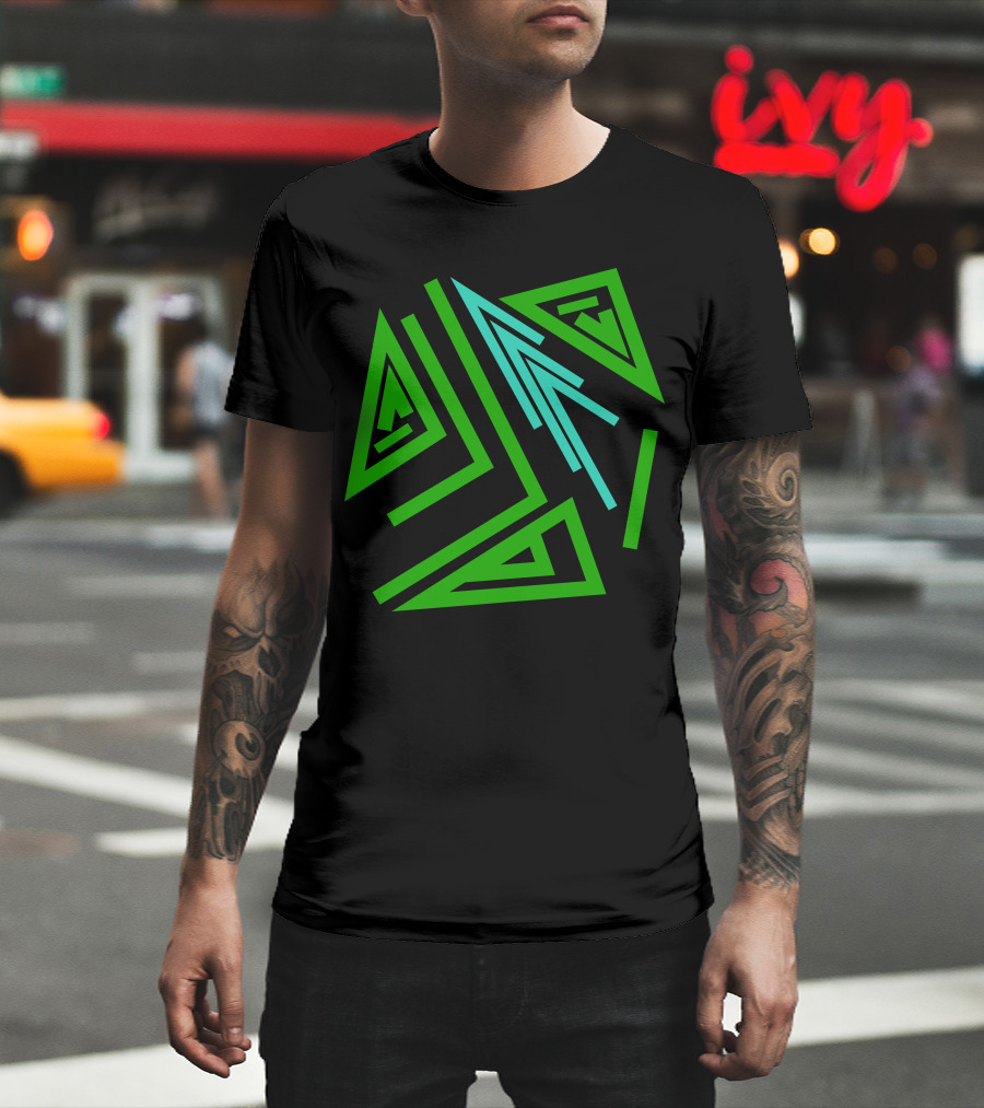 Mystical Geometry Alchemy Symbol And Magic Runes Sign T-Shirt