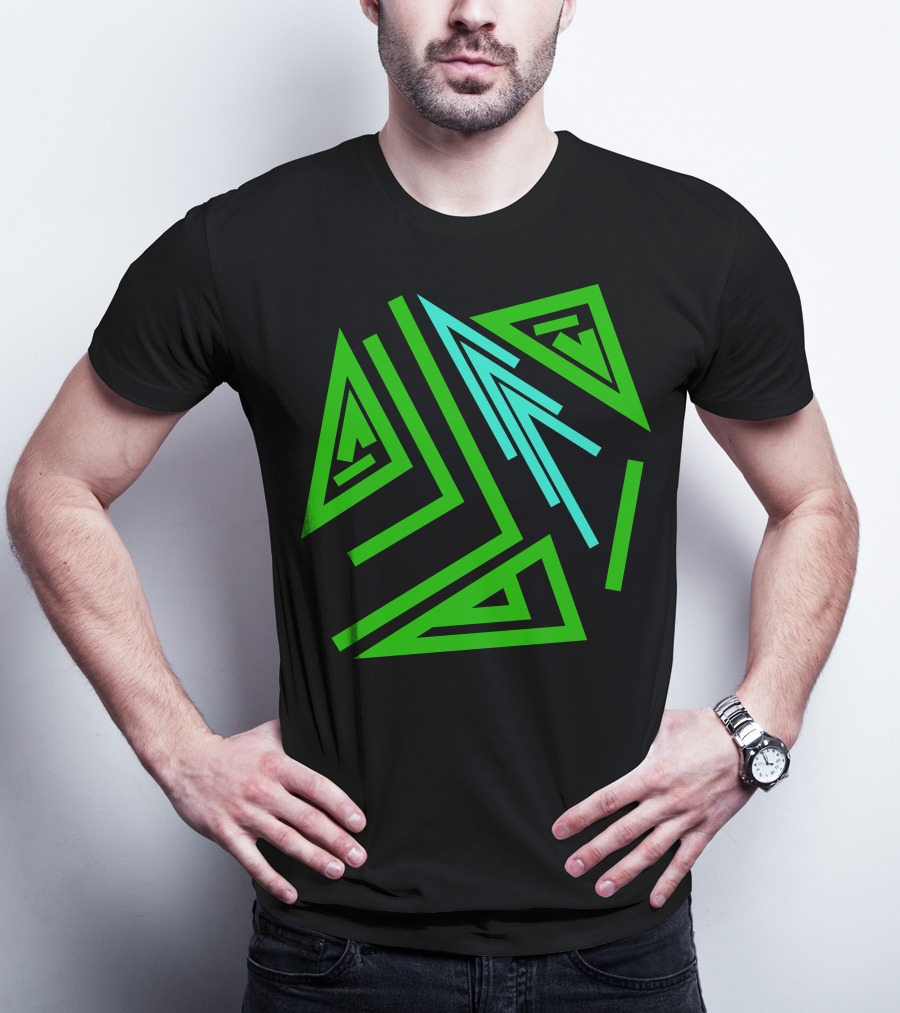Mystical Geometry Alchemy Symbol And Magic Runes Sign T-Shirt