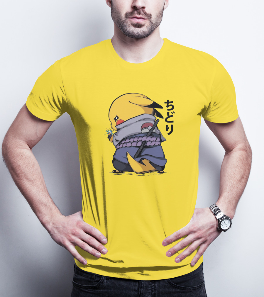 Pika Chidori Ninja Mashup For Fans T-Shirt