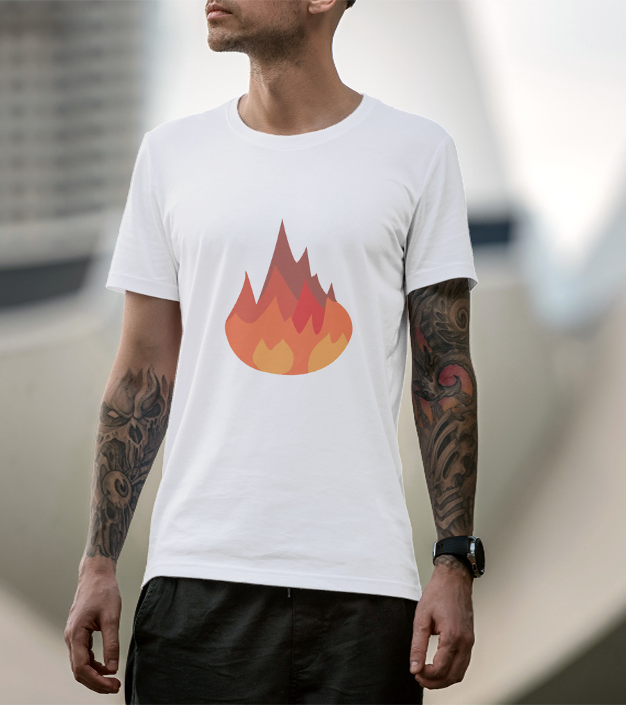Sapnap Fire Icon Flame Symbol Gaming Merchandise T-Shirt