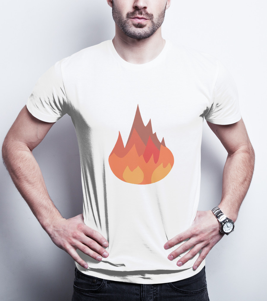 Sapnap Fire Icon Flame Symbol Gaming Merchandise T-Shirt