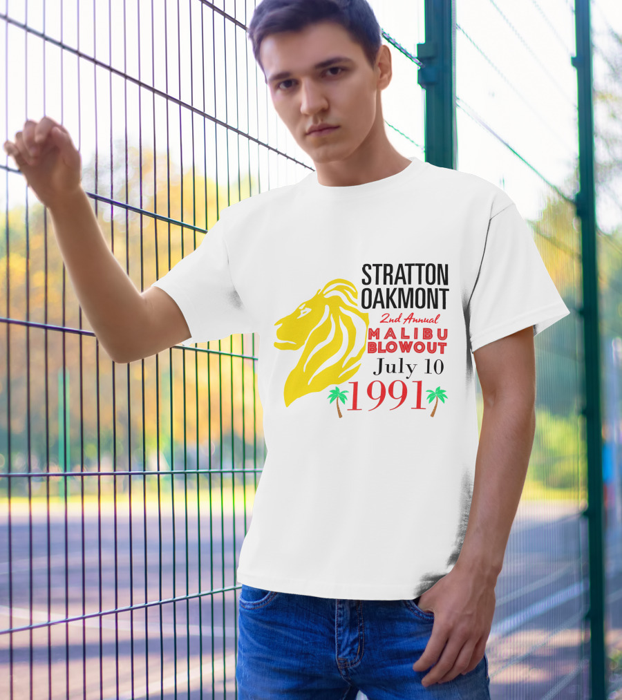 Stratton Oakmont 2nd Annual Malibu Blowout July 10 1991 T-Shirt