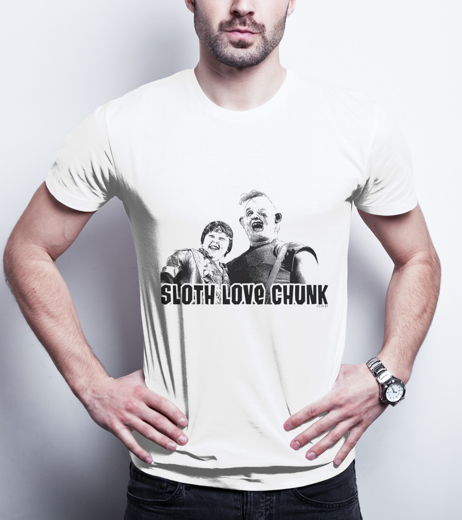 Sloth Love Chunk The Goonies Movie Characters T-Shirt