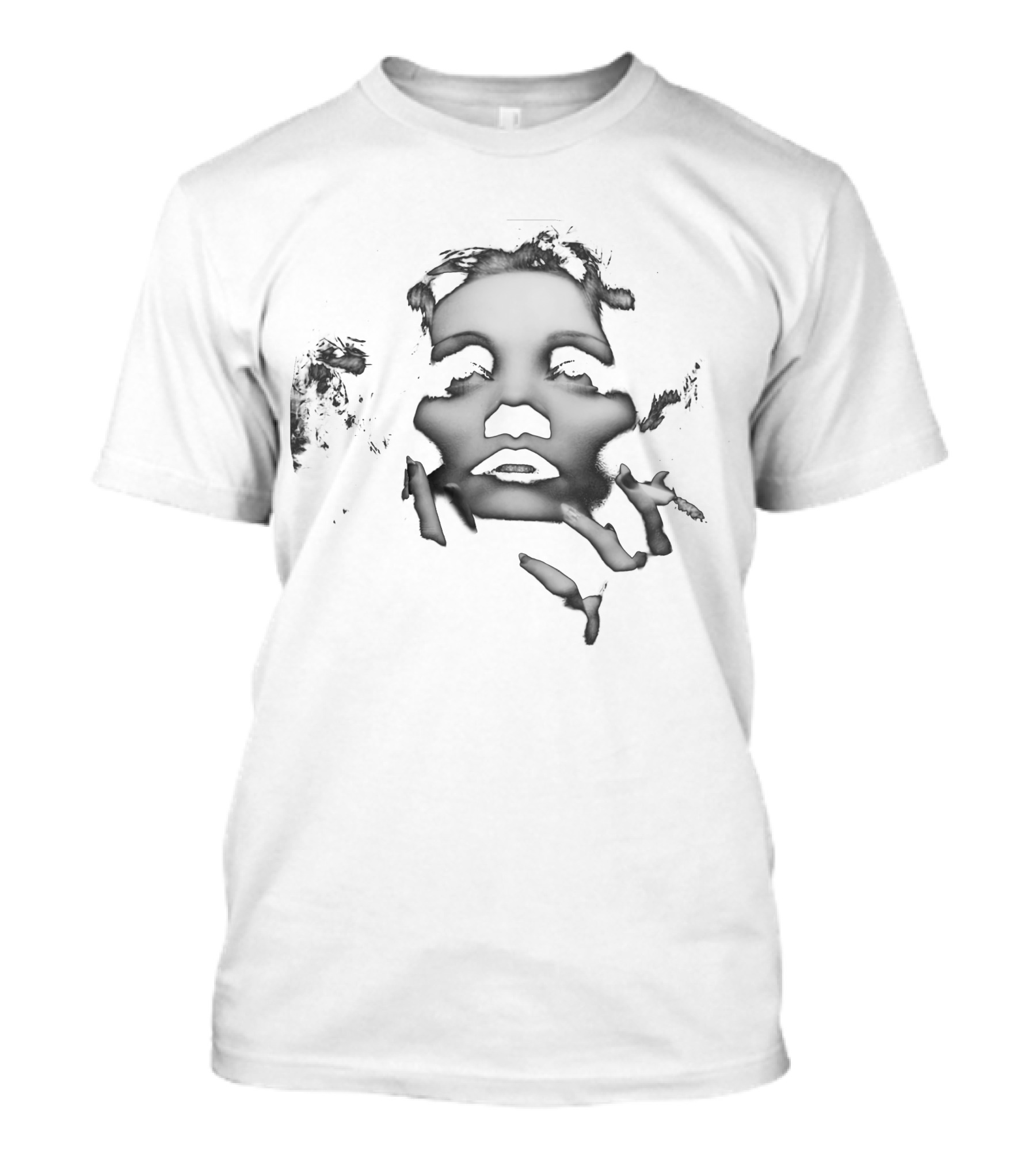 Marlene Dietrich Pre Shrunk Hand Screened Cotton Face T-Shirt