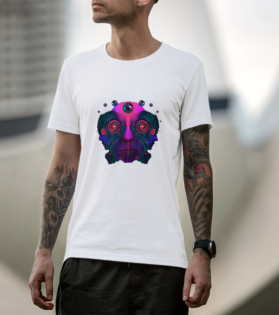 Rezz Beyond The Senses Psychedelic Faces T-Shirt