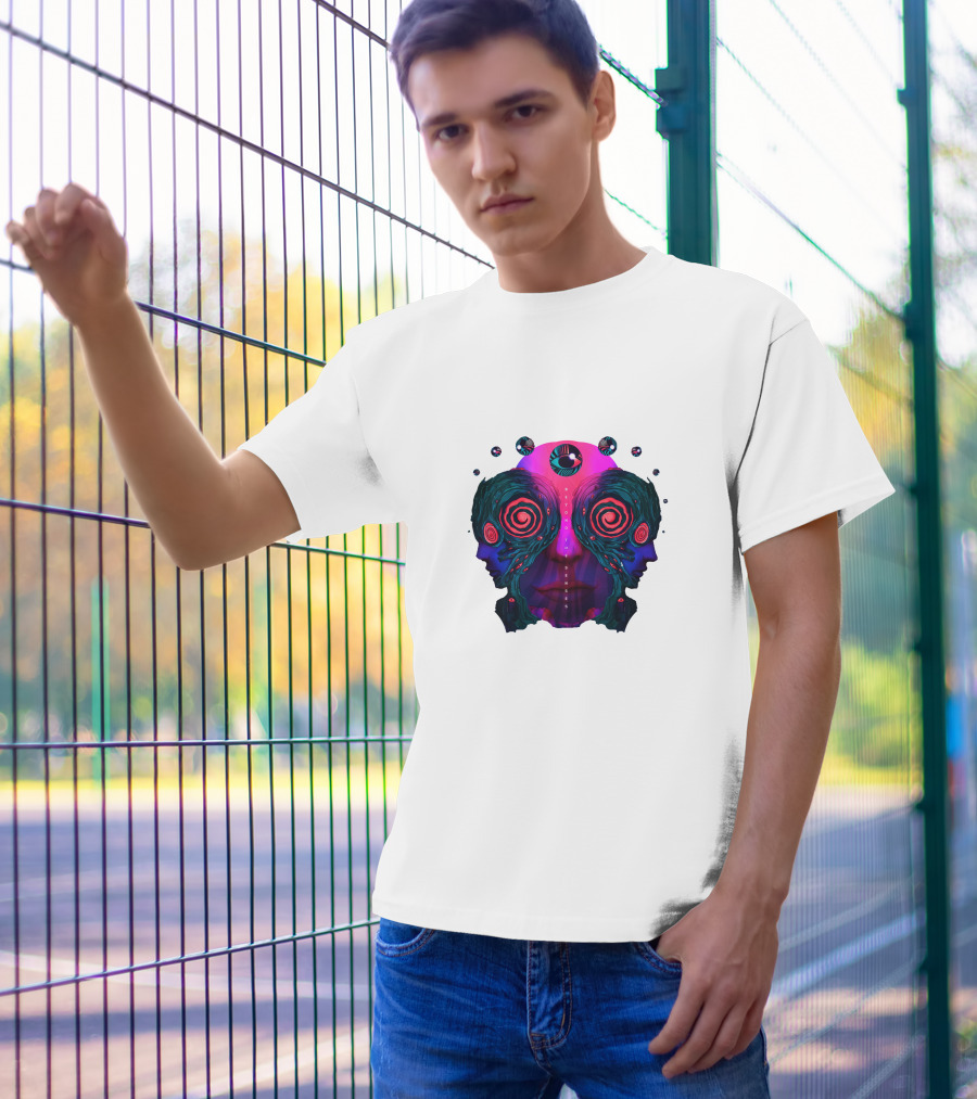Rezz Beyond The Senses Psychedelic Faces T-Shirt