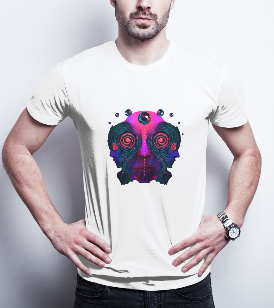Rezz Beyond The Senses Psychedelic Faces T-Shirt