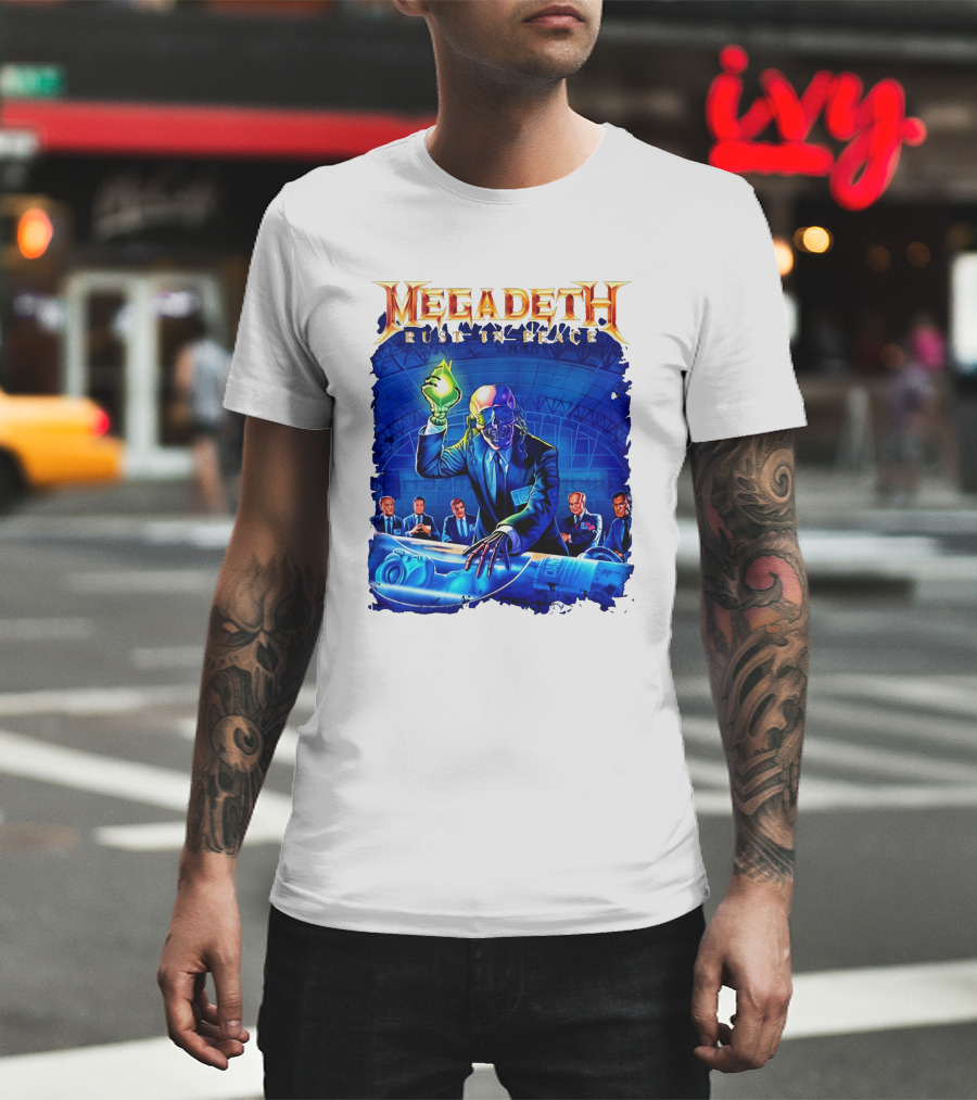 Plus Size Megadeth Rust In Peace M234xl M494 Raglan Summer T-Shirt