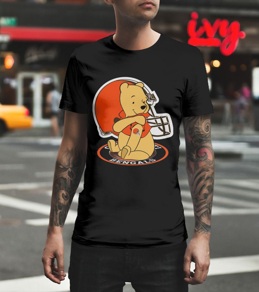 Pooh Browns Cincinnati Bengals T-Shirt