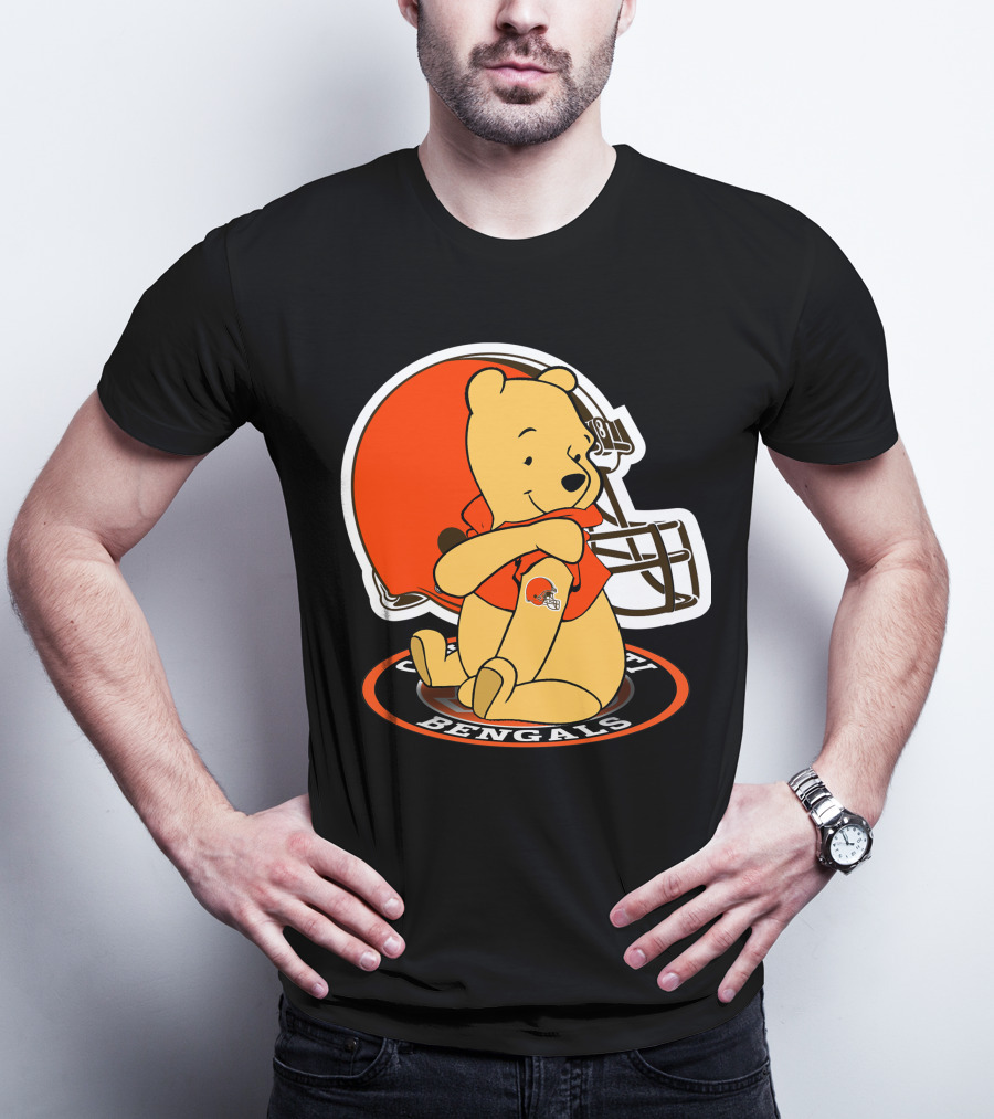 Pooh Browns Cincinnati Bengals T-Shirt