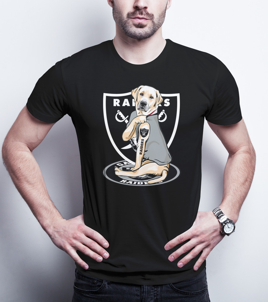 Las Vegas Raiders Labrador Dog Mascot T-Shirt