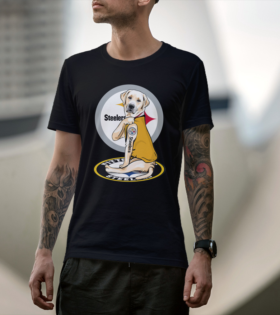 Steelers Labrador NFL Fan T-Shirt