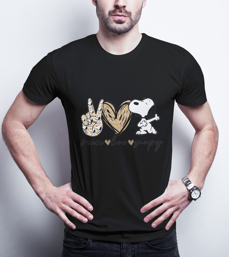Peace Love Snoopy T-Shirt