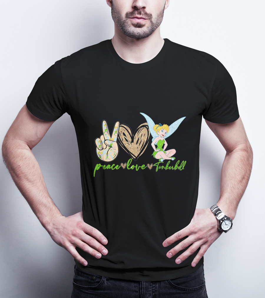 Peace Love Tinkerbell Fairy Magic T-Shirt