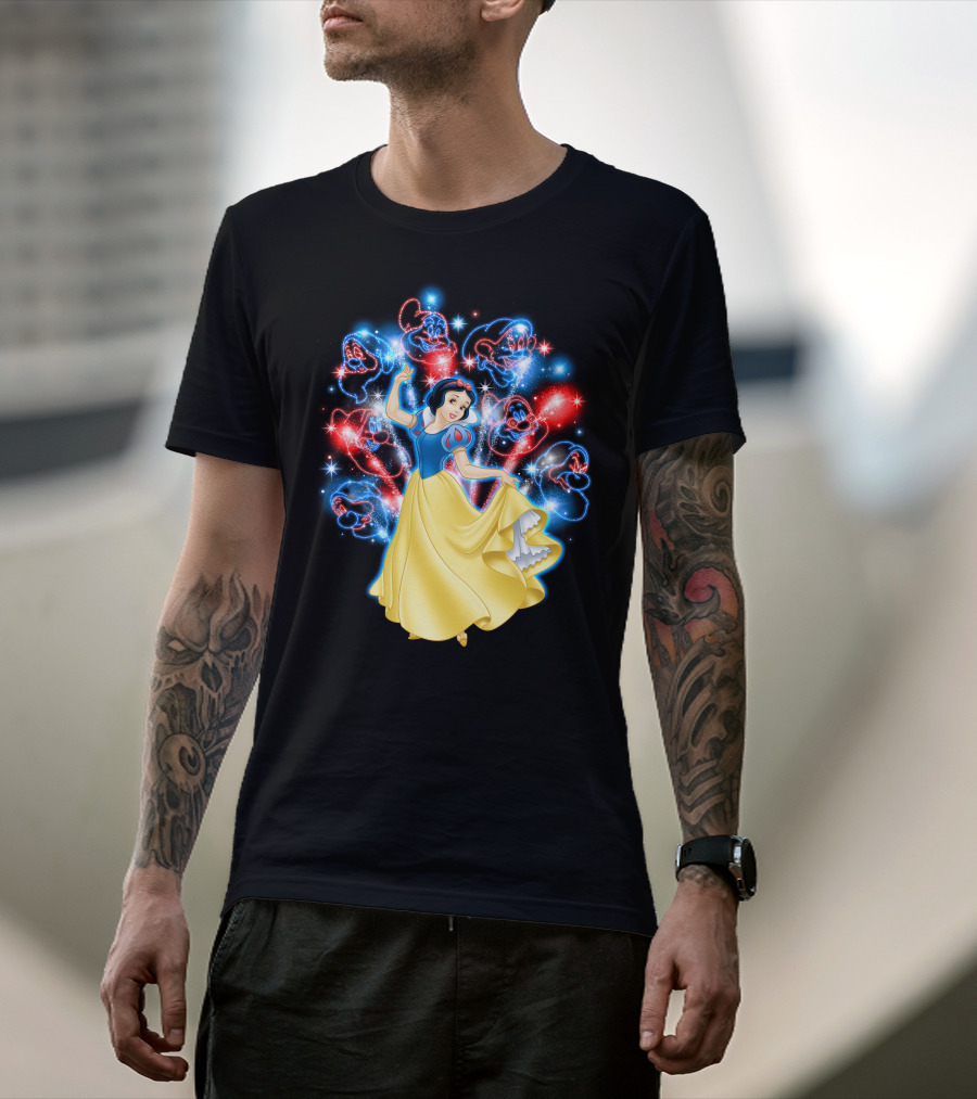 Snow White And Genie Firework Extravaganza T-Shirt