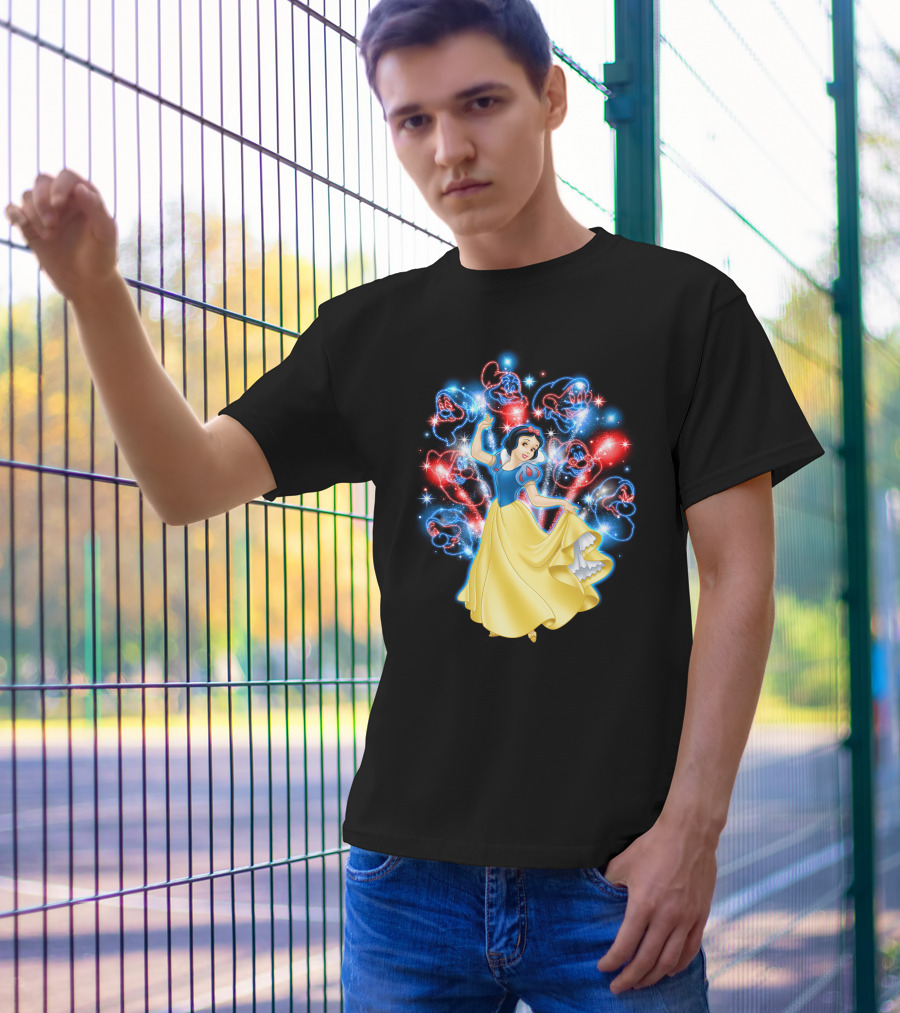 Snow White And Genie Firework Extravaganza T-Shirt