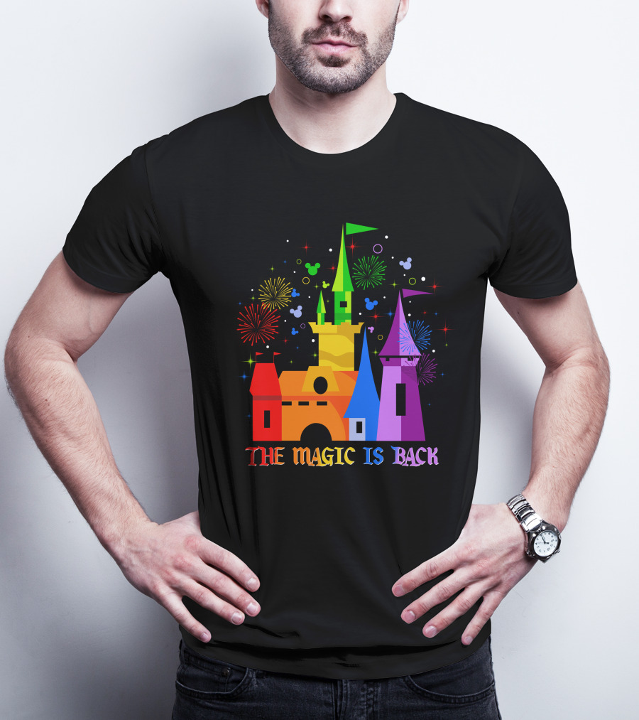 The Magic Is Back Castle Fireworks T-Shirt