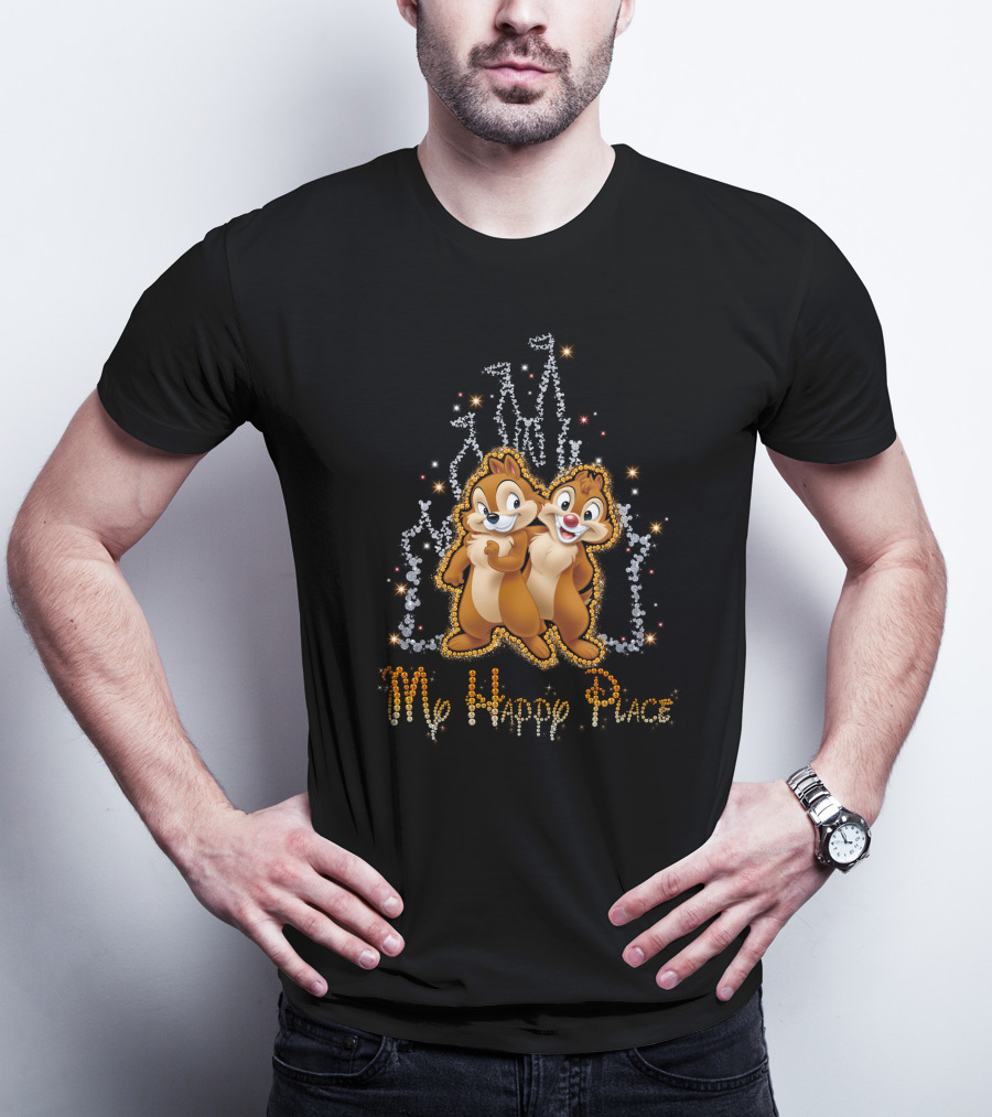 Chip N Dale My Happy Place T-Shirt