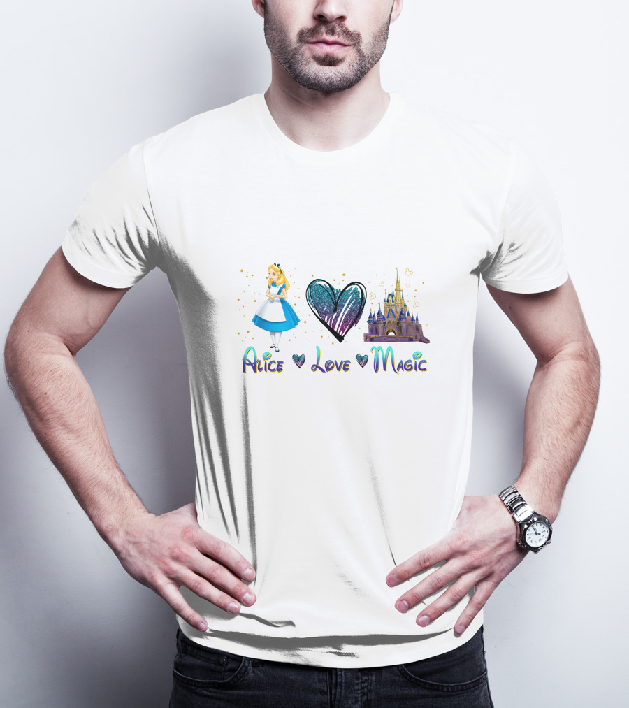 Alice Love Magic Wonderland Castle Fantasy Adventure T-Shirt