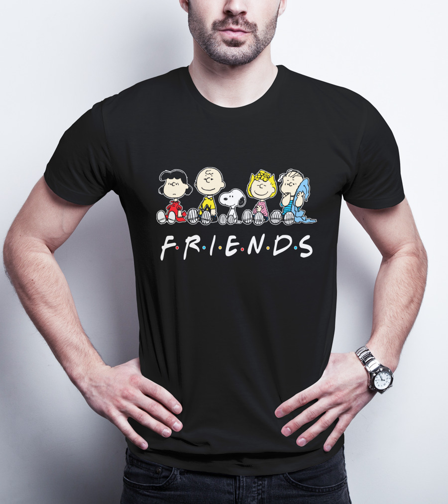Snoopy Friends Peanuts Characters Sitcom T-Shirt