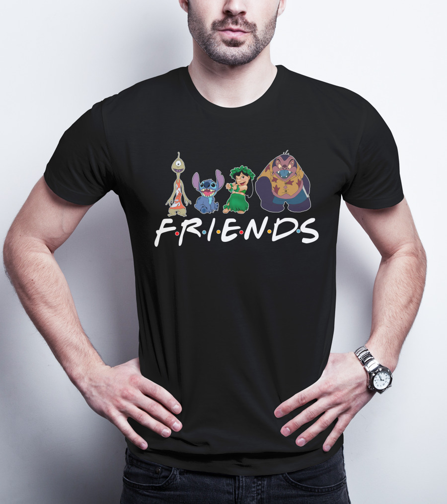 Stitch Friends Lilo Friends TV Show T-Shirt
