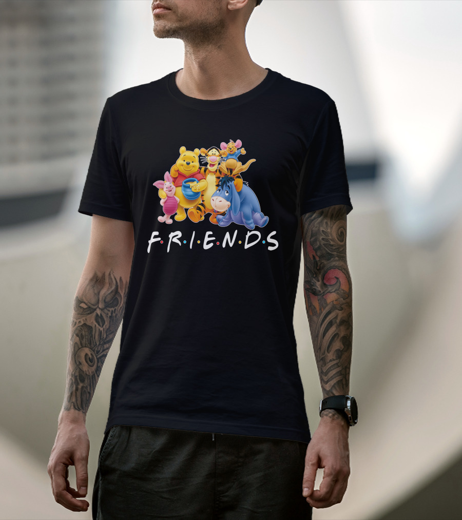 FRIENDS Winner The Pooh Characters With Classic T-Shirt