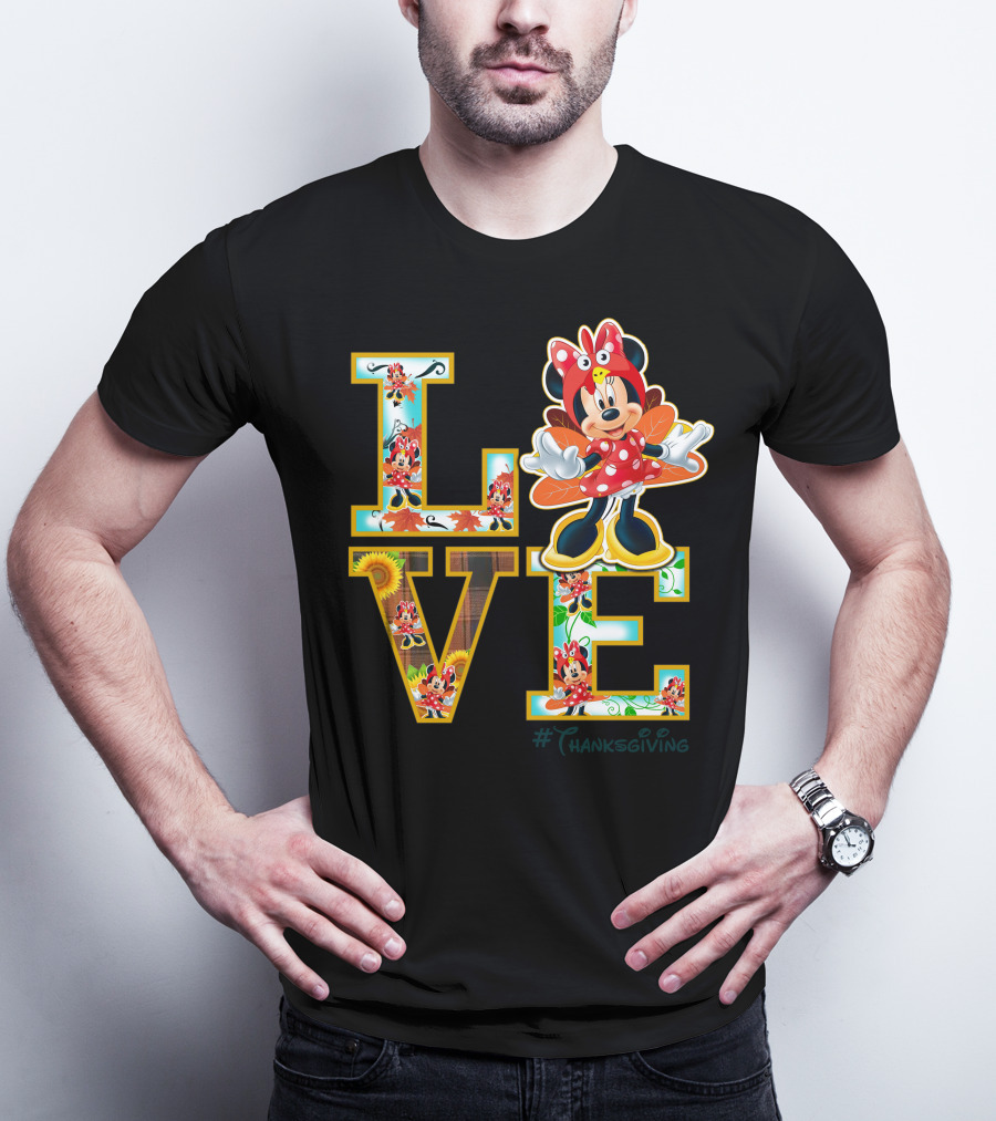 LOVE Minnie Thanksgiving T-Shirt