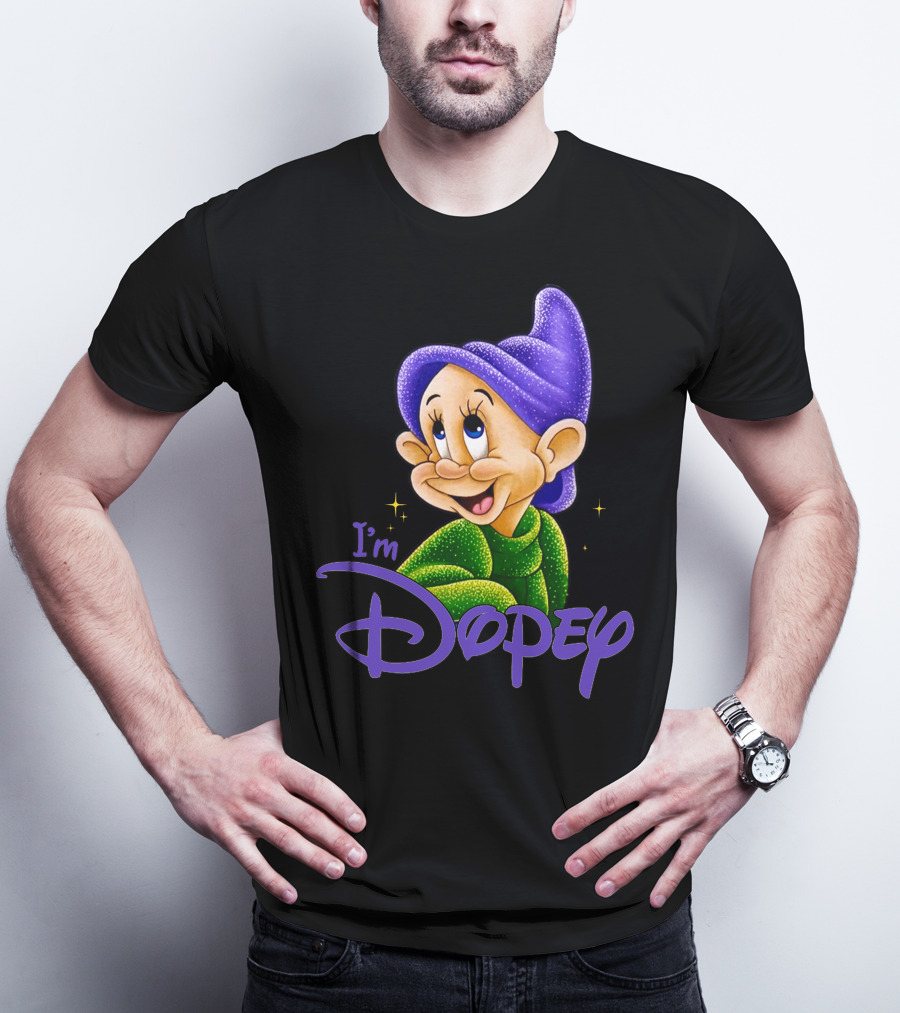 I'm Dopey Disney Character Sparkling T-Shirt