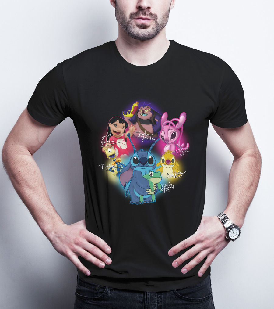 ST Signature Stitch Lilo Plokai Jumbaa Angel Reuben T-Shirt