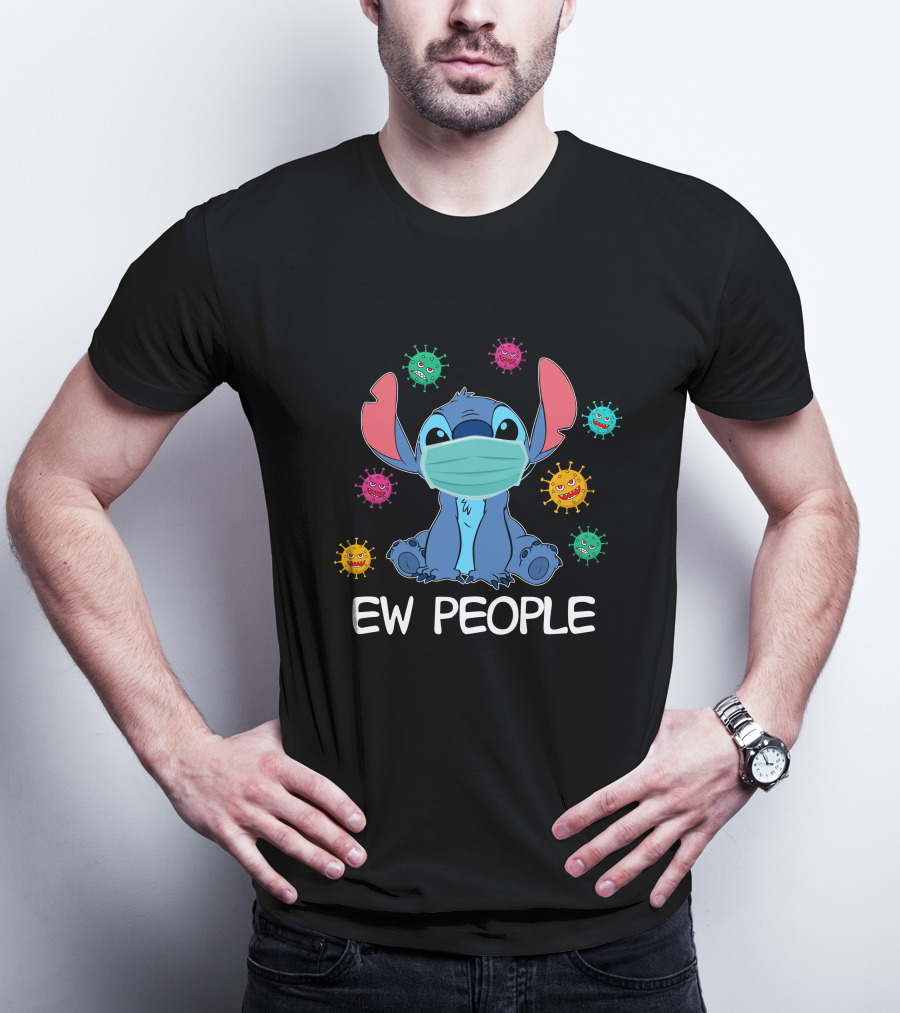 Stitch Mask Virus Ew People T-Shirt
