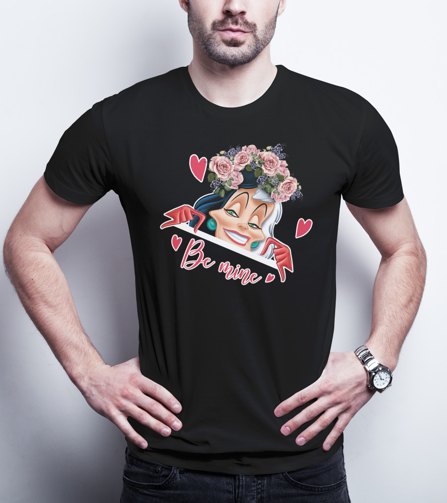 Cruella Be Mine Roses Hearts T-Shirt