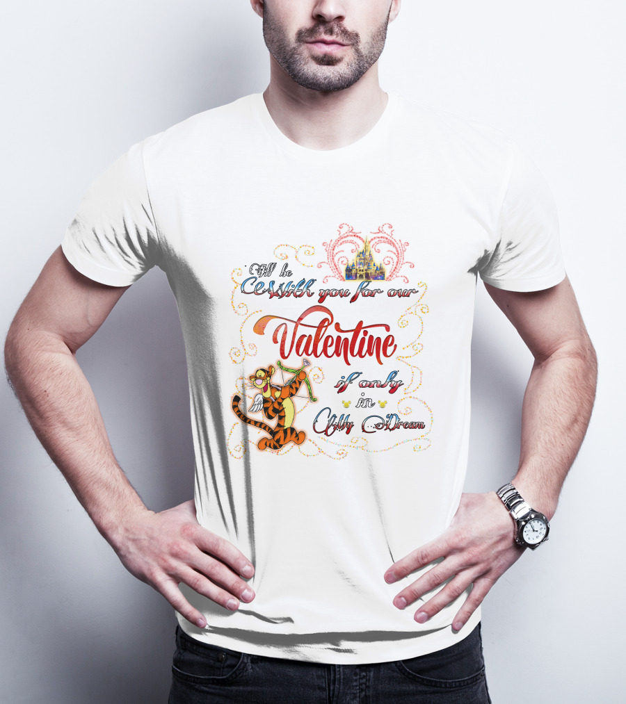 Valentine Castle Tigger Cupid Dream Wishes T-Shirt