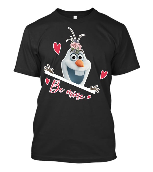 Olaf Be Mine Frozen Valentine's Day Hearts T-Shirt