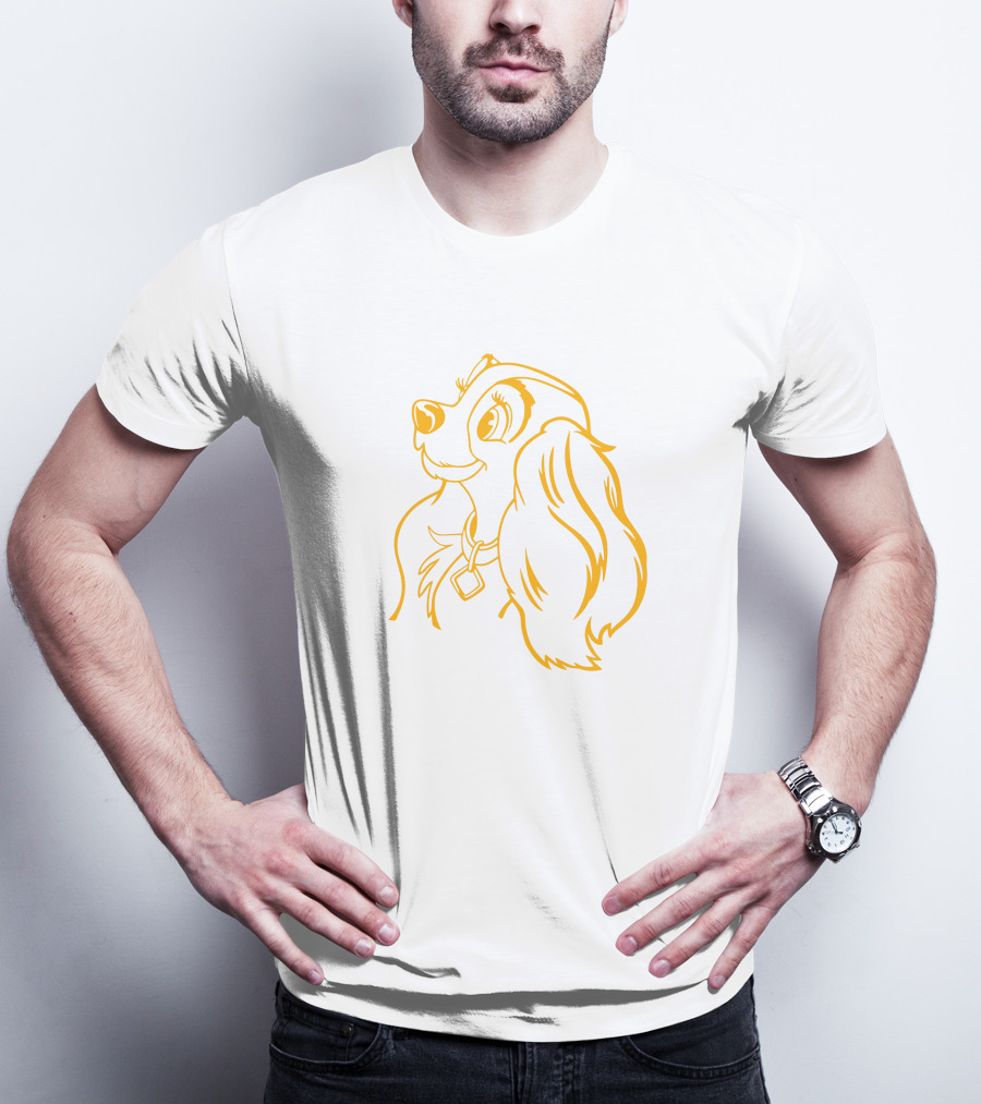 Lady Outline T-Shirt